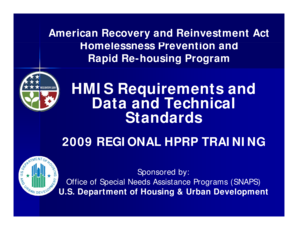 Fillable Online HMIS Requirements and Data and Technical Data and ...