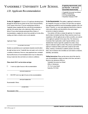 Fillable Online Printable supplemental forms (pdf) - Vanderbilt Law ...