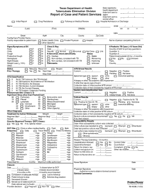 Fillable Online TB-400B revised October 2003. TB Reporting Form Fax ...