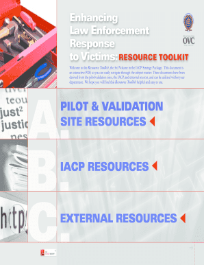 Fillable Online theiacp to Victims: RESOURCE TOOLKIT Fax Email Print ...