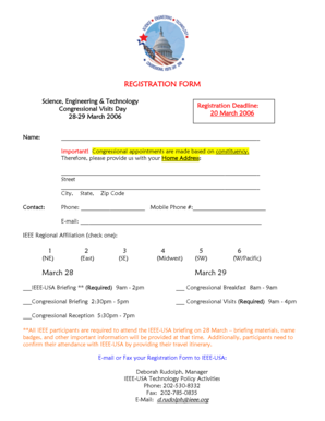 Fillable Online ieeeusa Mark your calendar for the - IEEE-USA - ieeeusa ...