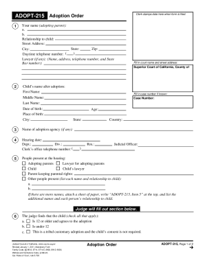 adoption decree pdf Fill Online, Printable, Fillable, Blank - pdfFiller