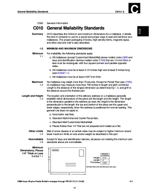 Fillable Online USPS General Mailability Standards - AeroTech Fax Email ...