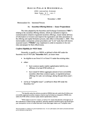 Offering Memorandum Sample Free Printable Documents