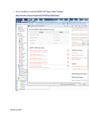Fillable Online Folder Structure - Connect NCDOT Fax Email Print - pdfFiller