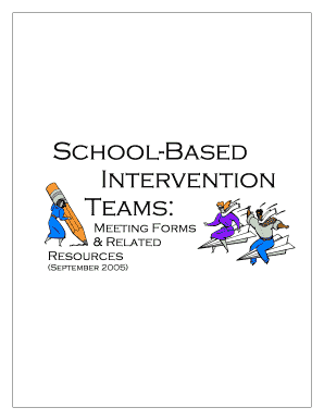 Fillable Online School-Based Intervention Teams - Response to ...