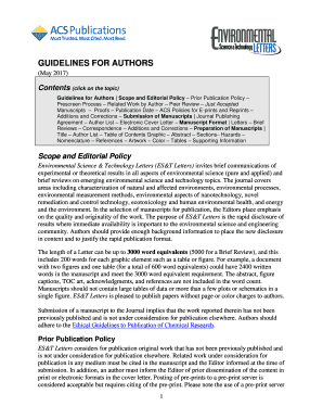 Fillable Online Guidelines for Authors Scope and Editorial Policy Prior ...
