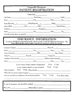 Fillable Online Back amp Neck Pain Assessment for Patient to Complete ...