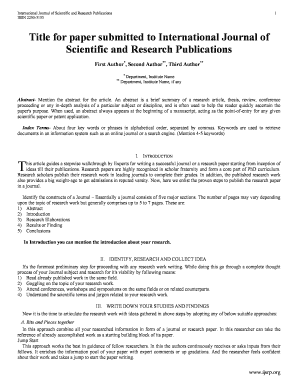 Fillable Online Title for paper submitted to International Journal of ...