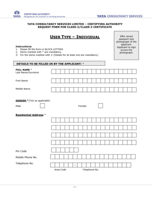 Fillable Online Form - B Certificate Request Form Other Fax Email Print ...