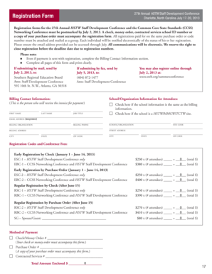 Fillable Online publications sreb Registration forms for the 27th ...
