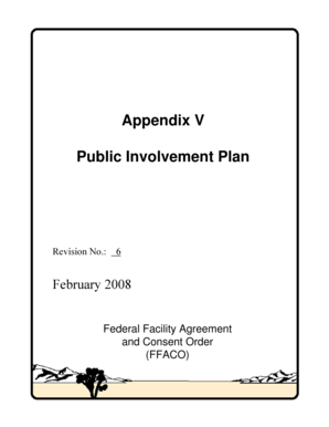 Fillable Online lm doe Public Involvement Plan - Office of Legacy Management - U.S. ... - lm doe ...