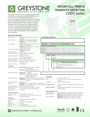 Fillable Online The CDD510 series uses a highly accurate and CDD5 Series Fax Email Print - pdfFiller