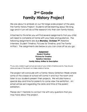 Family Tree Letter To Parents - Fill Online, Printable, Fillable, Blank ...