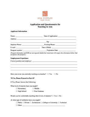 Fillable Online TIA Application Fax Email Print - pdfFiller