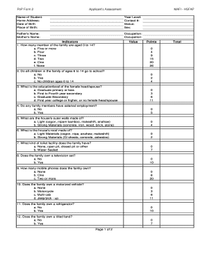Fillable Online mafi org PoP Form 2-applicants assessment w2 ...