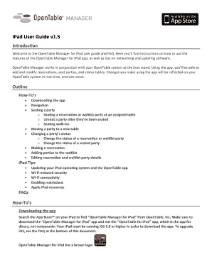 Fillable Online iPad User Guide v1 Fax Email Print - pdfFiller