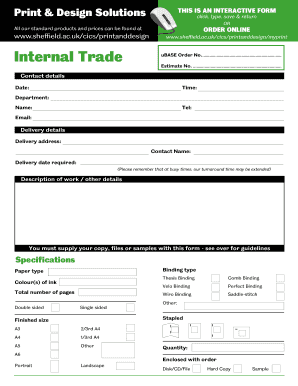 Fillable Online Internal Trade Fax Email Print - pdfFiller