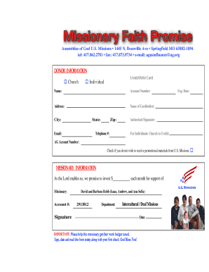 Fillable Online goingdeaf Missionary Faith Promise Form.doc - goingdeaf ...
