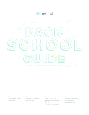 Fillable Online remind and mobile classroom communication Fax Email ...