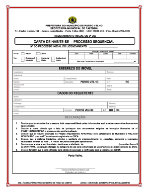 Modelo De Requerimento Para Prefeitura - Preencher Online, Imprimir, Preencher, em Branco ...