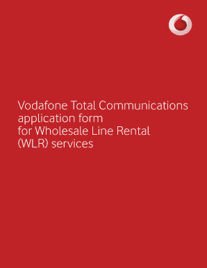Fillable Online Vodafone Total Communications Fax Email Print - pdfFiller