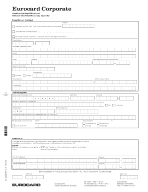 Eurocard Sas - Fill Online, Printable, Fillable, Blank | pdfFiller