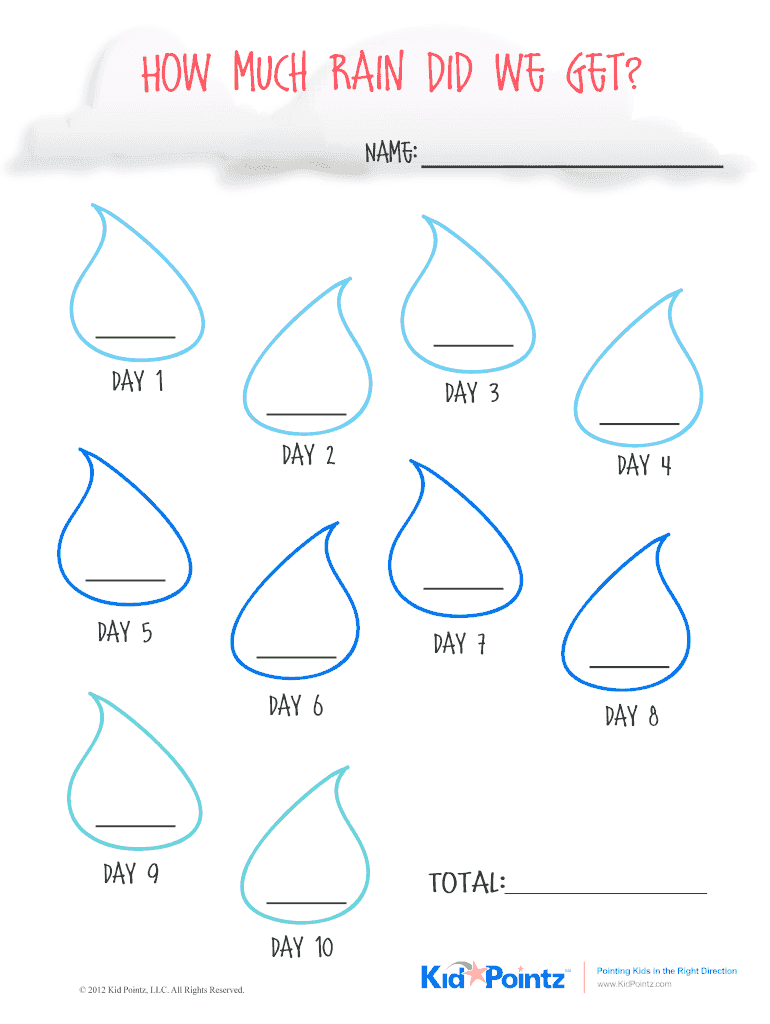 Fillable Online How much rain did we get - Kid Pointz Fax Email Print ...