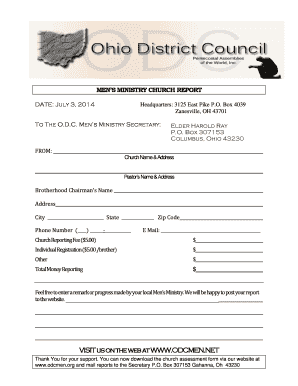 Fillable Online churchdirectory Forms The United Methodist Church ...