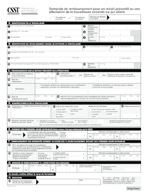 Remplissable En Ligne aqtis qc Demande de remboursement pour un retrait ...