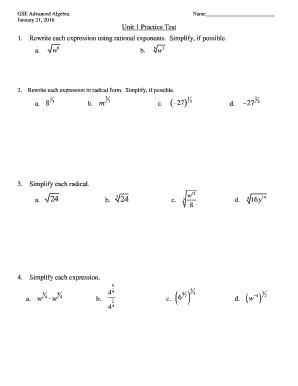 Fillable Online stephensonhs dekalb k12 ga 2 Rewrite each expression in ...