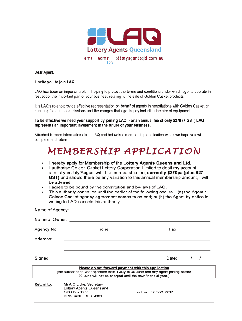 Fillable Online Please complete the enclosed Application for ...