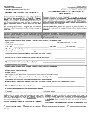 Fillable Online Estado de California Departamento de Relaciones ...