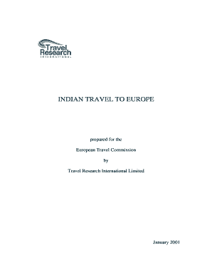 Fillable Online INDIAN TRAVEL TO EUROPE Fax Email Print - pdfFiller