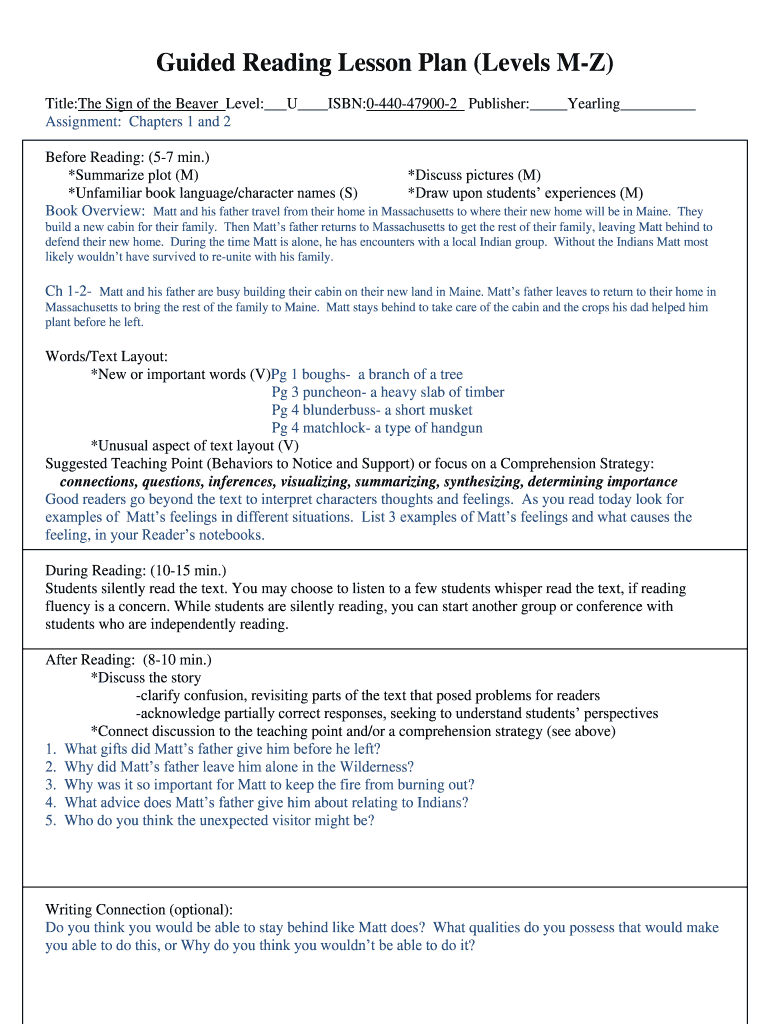 Warsaw guided reading: Fill out & sign online | DocHub