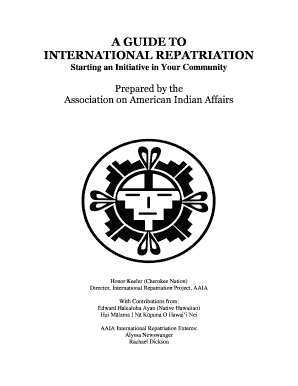 Fillable Online INTERNATIONAL REPATRIATION Fax Email Print - pdfFiller