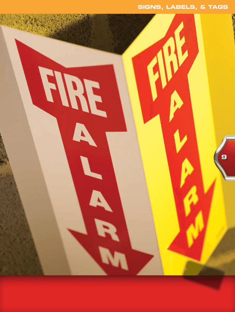 Fillable Online SIGNS LABELS amp TAGS - SCS Safety Health amp Security ...