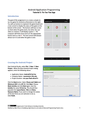Fillable Online Android Application Programming Fax Email Print - pdfFiller