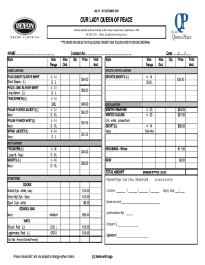 Fillable Online olqp catholic edu 2016 Uniform Pricing OLQP.pdf - Our ...