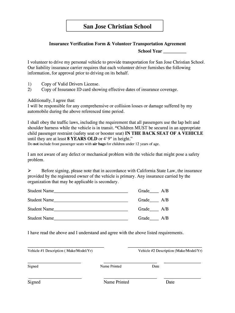 Fillable Online Insurance Verification Form.12 Fax Email Print - pdfFiller