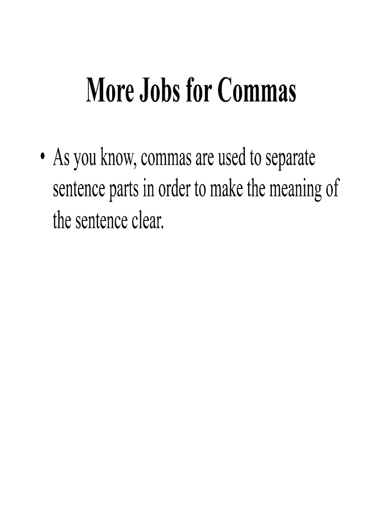 Fillable Online More Jobs for Commas - Binder Blocks Fax Email Print ...