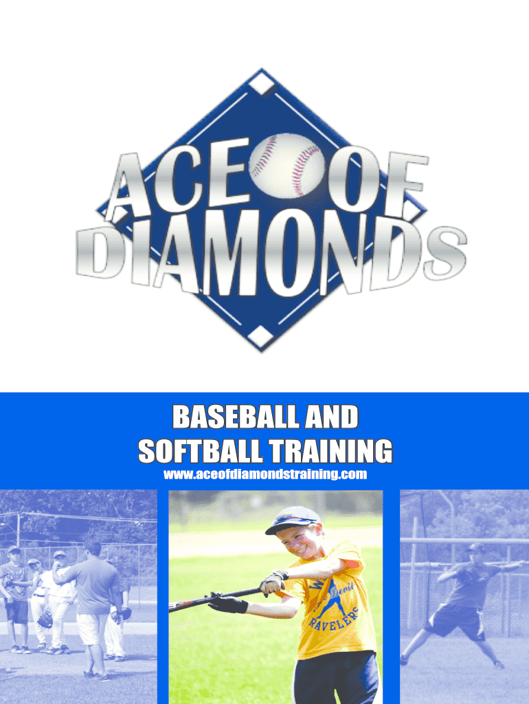 Fillable Online BASEBALL AND SOFTBALL TRAINING - Ace of Diamonds ...