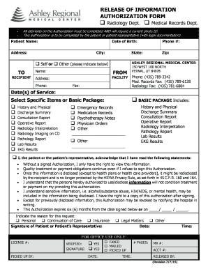 Fillable Online avmc-hospital RELEASE OF INFORMATION AUTHORIZATION FORM ...