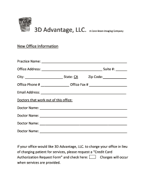 Fillable Online Mobile 3D Advantage, LLC - Forms Fax Email Print - pdfFiller