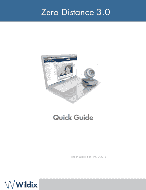 Fillable Online Zero Distance 30 Quick Guide ENG Fax Email Print ...