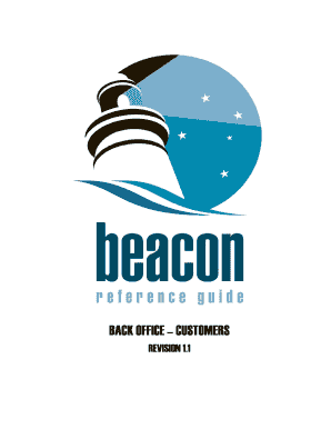 Fillable Online Beacon BO Reference Guide - 4 Customersdocx Fax Email ...