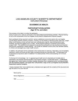 Fillable Online starsexploreracademy LOS ANGELES COUNTY SHERIFFS ...