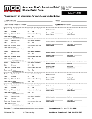 Fillable Online Ordering/Measuring Instructions How To Figure ... - MCD ...