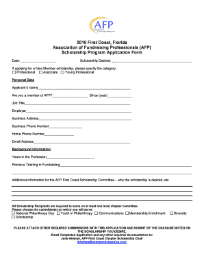Fillable Online afpflfirstcoast afpnet AFP FL, First Coast Chapter Fax ...
