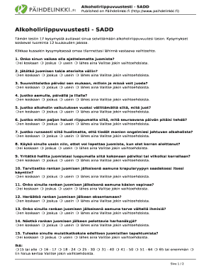 Sadd Testi - Fill Online, Printable, Fillable, Blank | pdfFiller